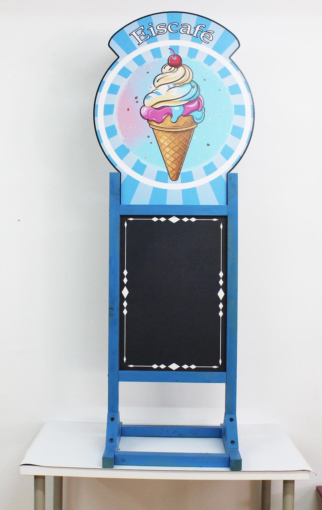 Eiscafe Double-sided Ice Cream Shop Sign, Ice Cream Shop Sign, Ice ...