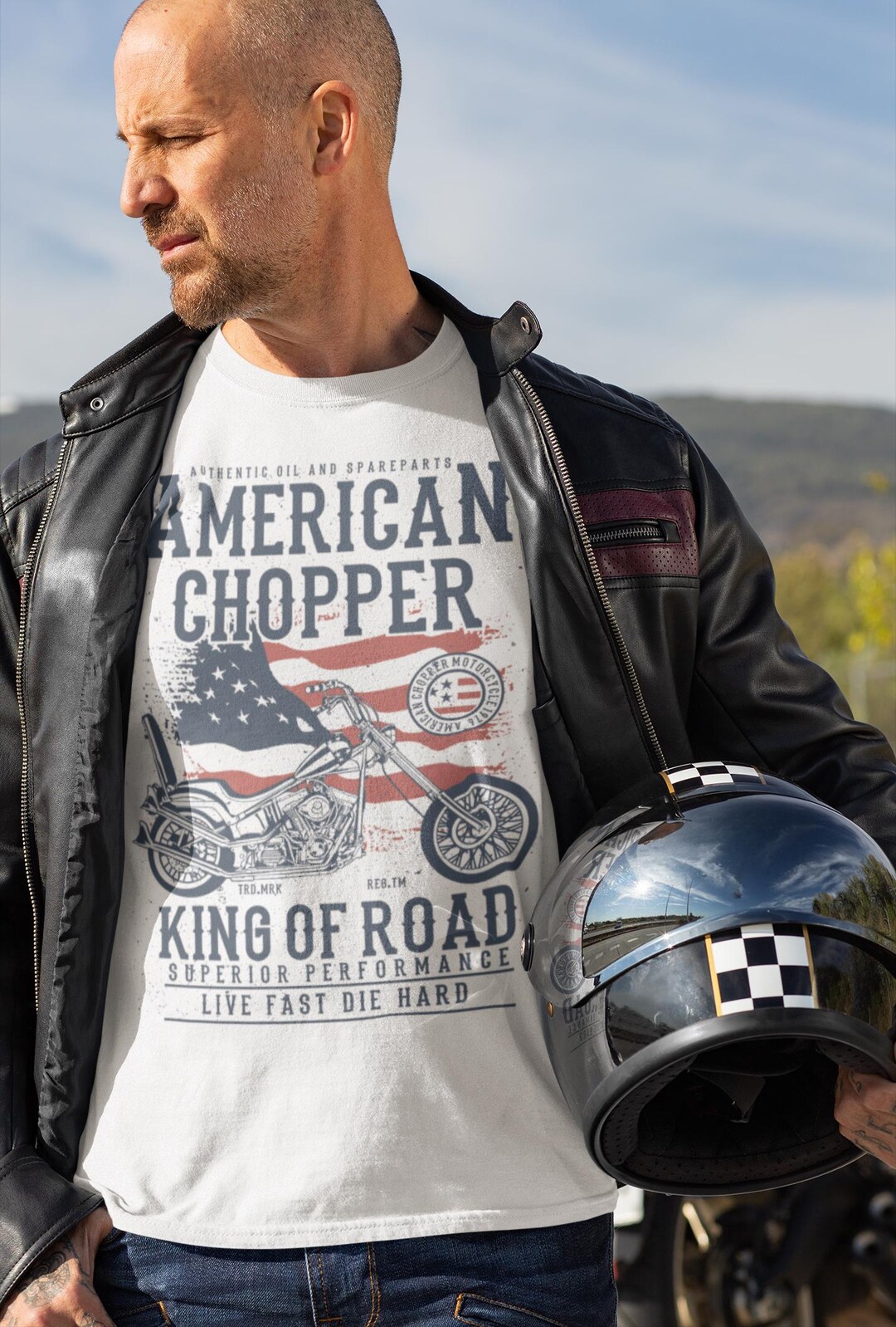 Comfort Colors American Chopper Vintage T-shirt, Motorcycle Lover Gift ...