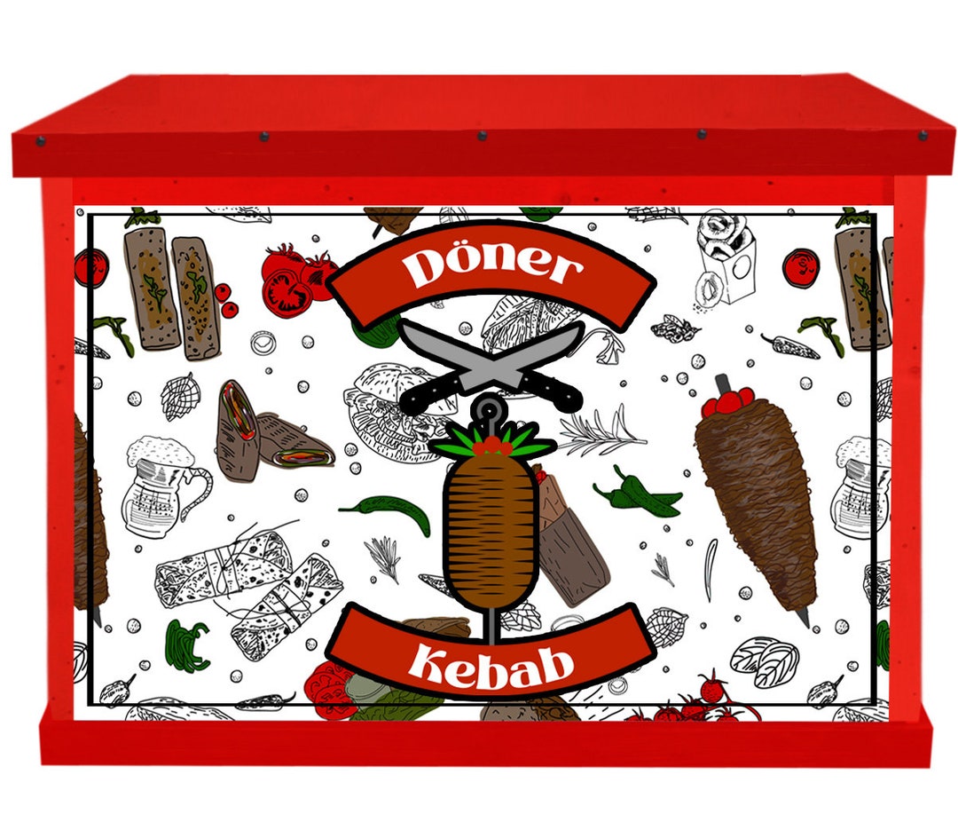 Bar Counter for Home or Small Shop Döner Kebab, Customizable Cash Desk ...