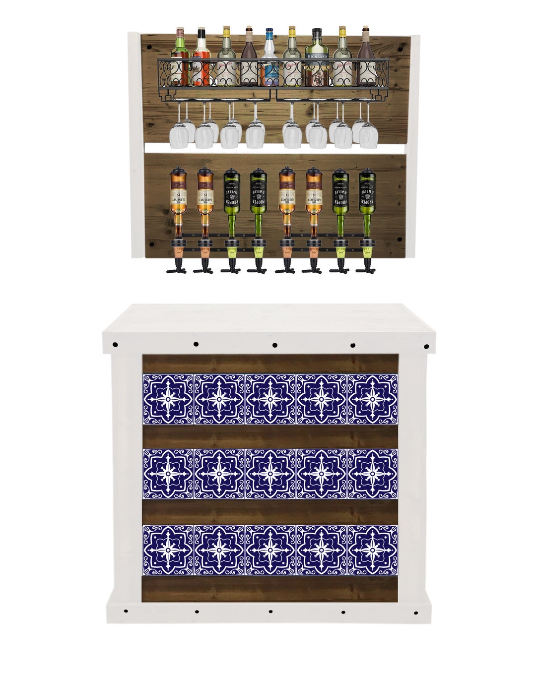 Home Bar Counter, Small Bar Counter With Complete Customizable ...