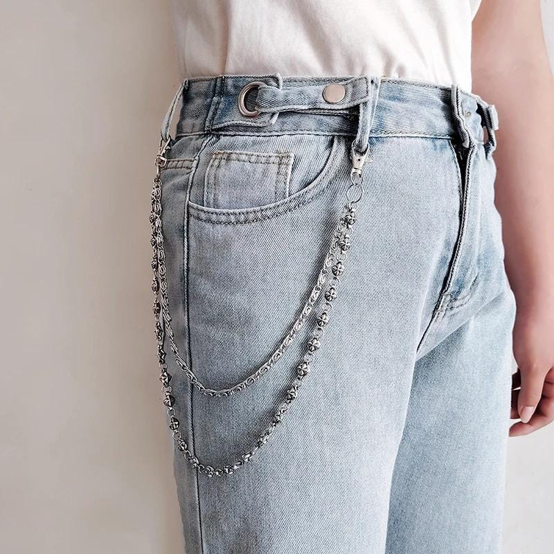 Jeans With Chains - Etsy