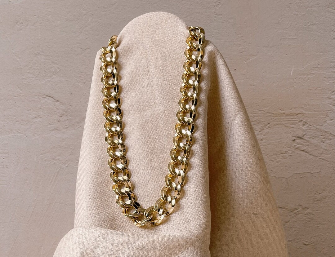 Monet Gold Double Link Necklace and Bracelet Set - Etsy