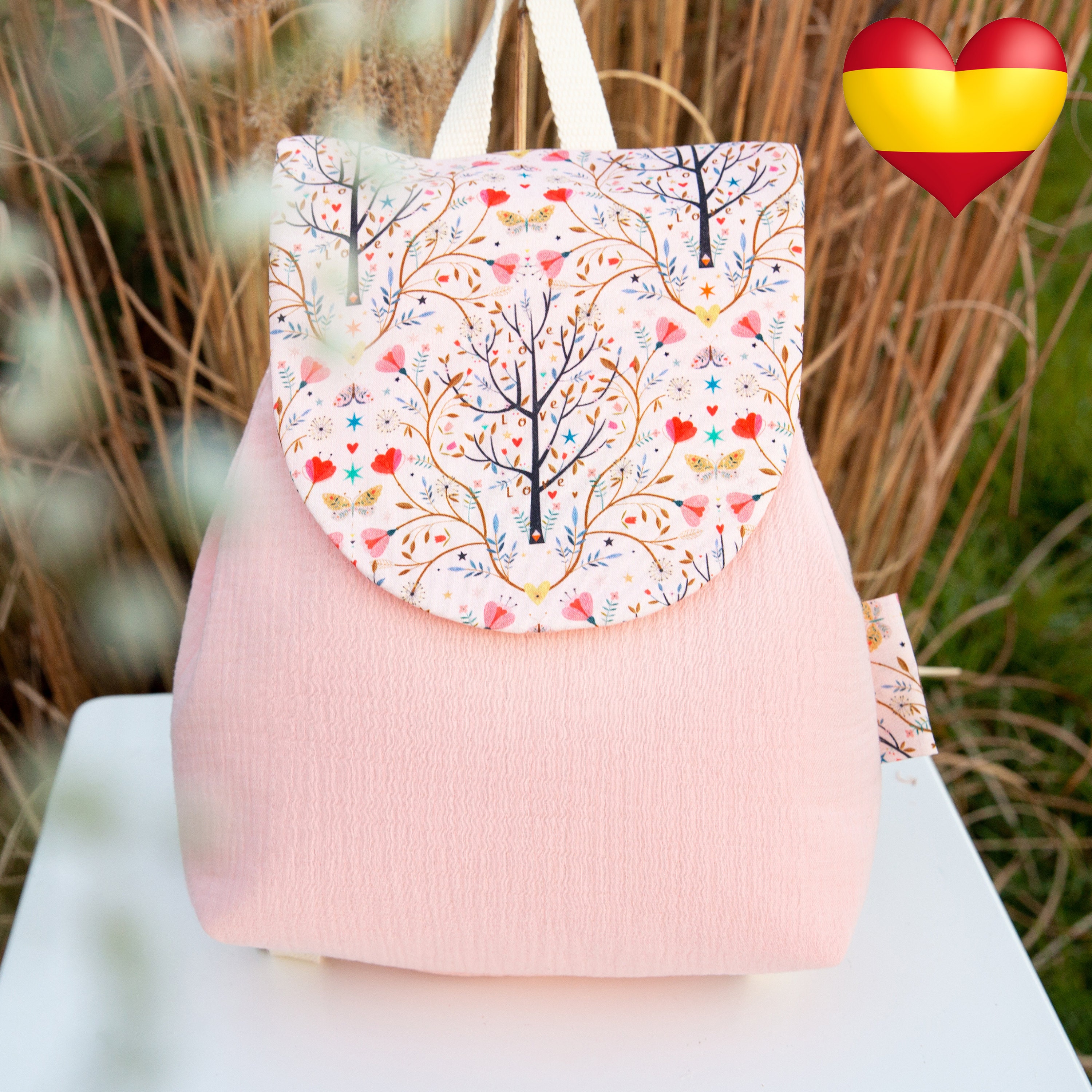 Aurélie Kids Backpack PDF Sewing Pattern in SPANISH - Etsy