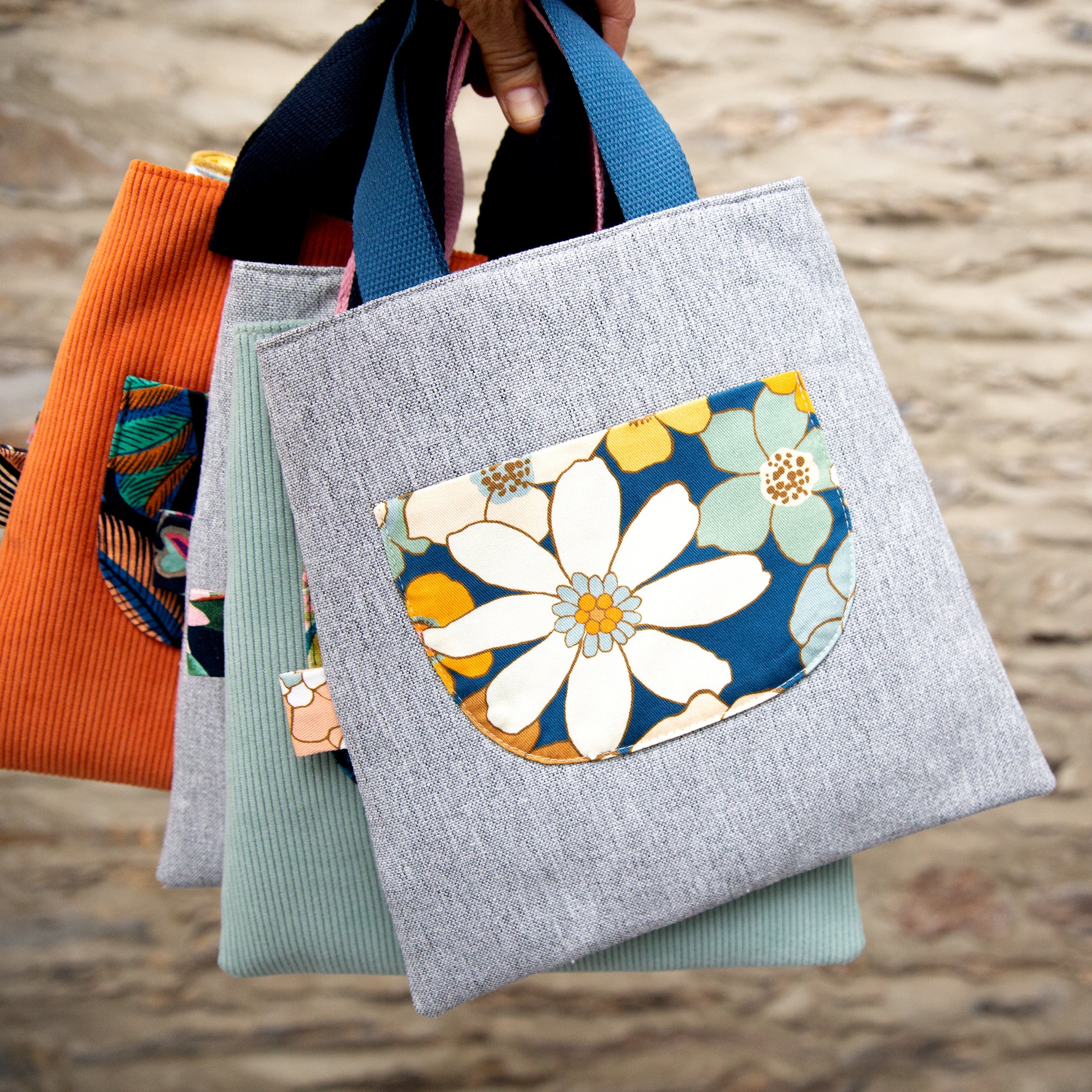 Mini Tote Bag "poppy" Sewing Pattern in English - Etsy