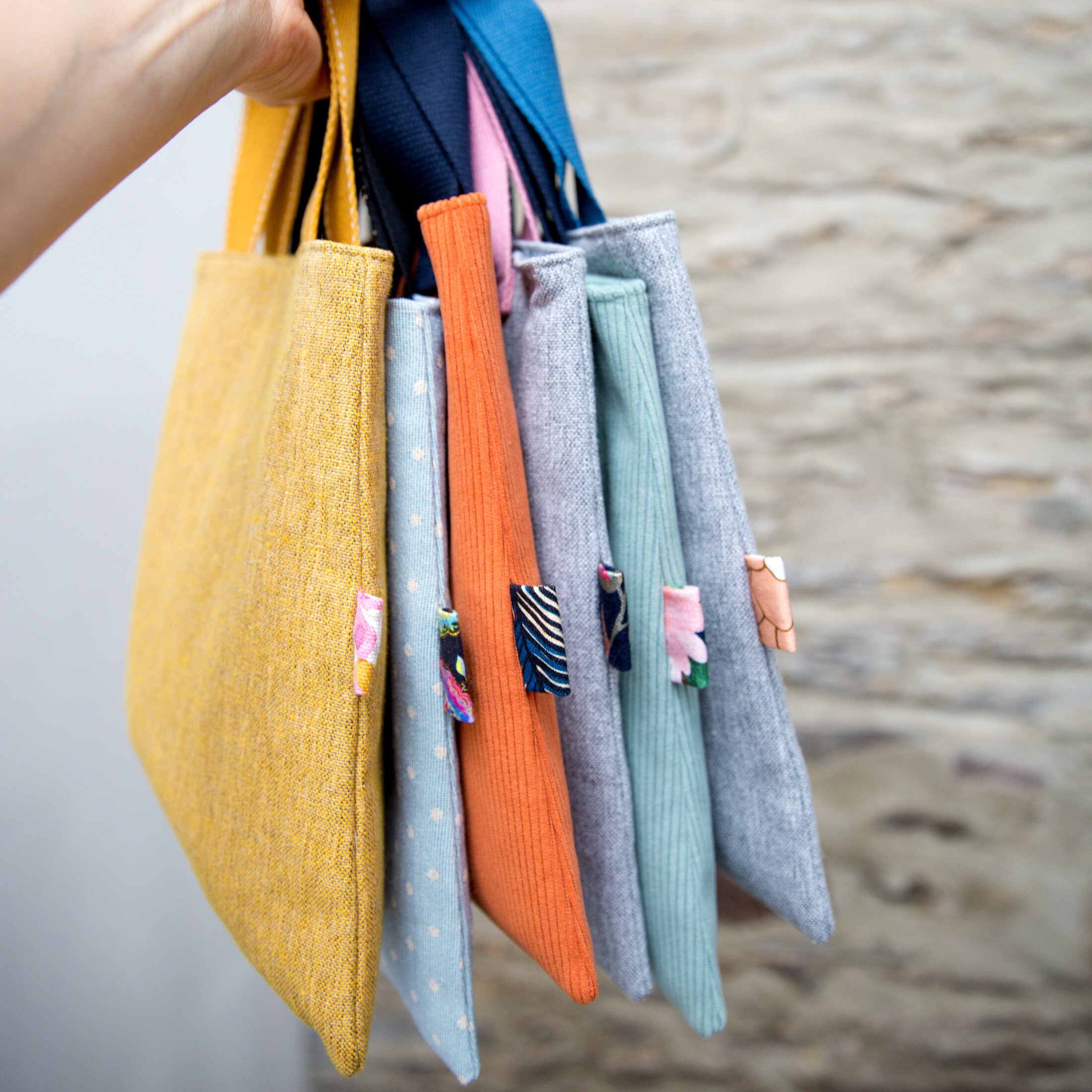 Mini Tote Bag poppy Sewing Pattern in English - Etsy