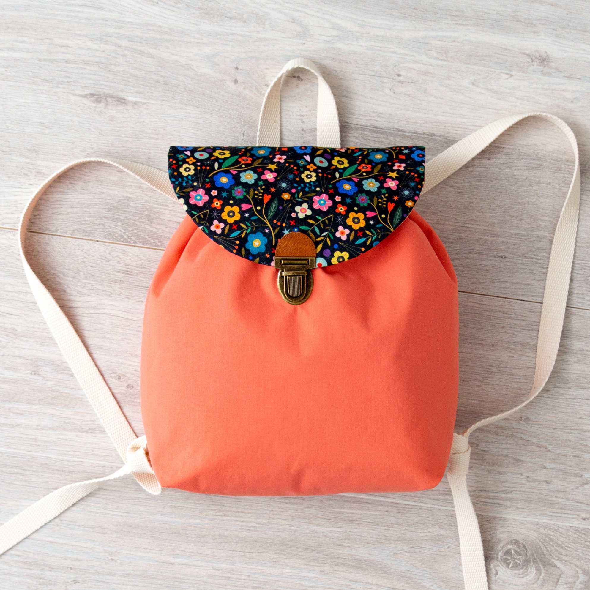 Manon Kids Backpack PDF Sewing Pattern in ENGLISH - Etsy