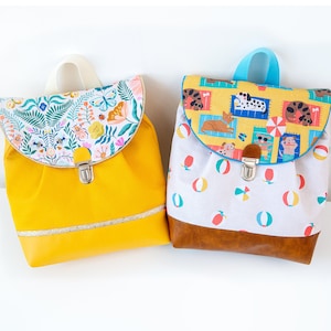 Misha Kids Backpack PDF Sewing Pattern in English With Video Tutorial ...