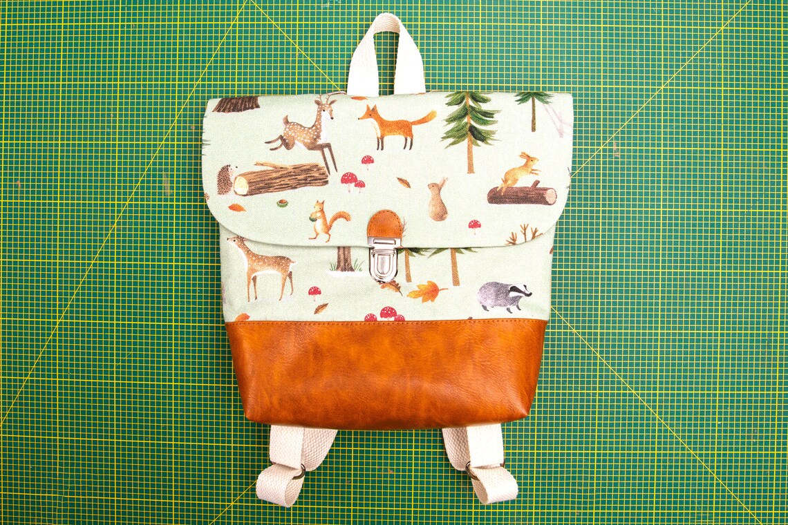 Lenard Kids Backpack PDF Sewing Pattern in ENGLISH - Etsy