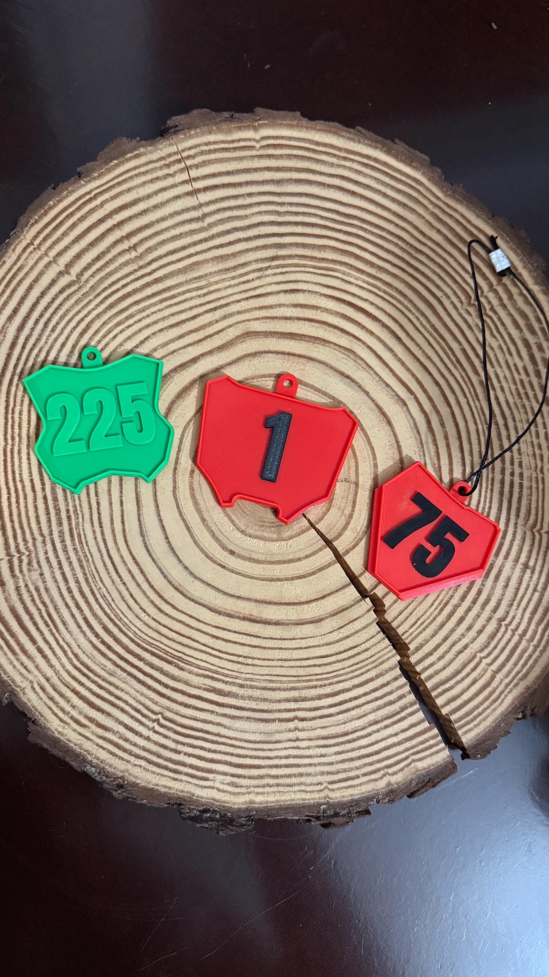 Custom Motocross Mini Plate – Personalized MX Number Tag Keychain ...