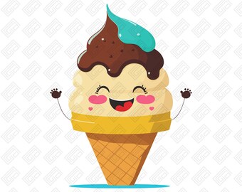 Ice Cream Image Svg - Etsy