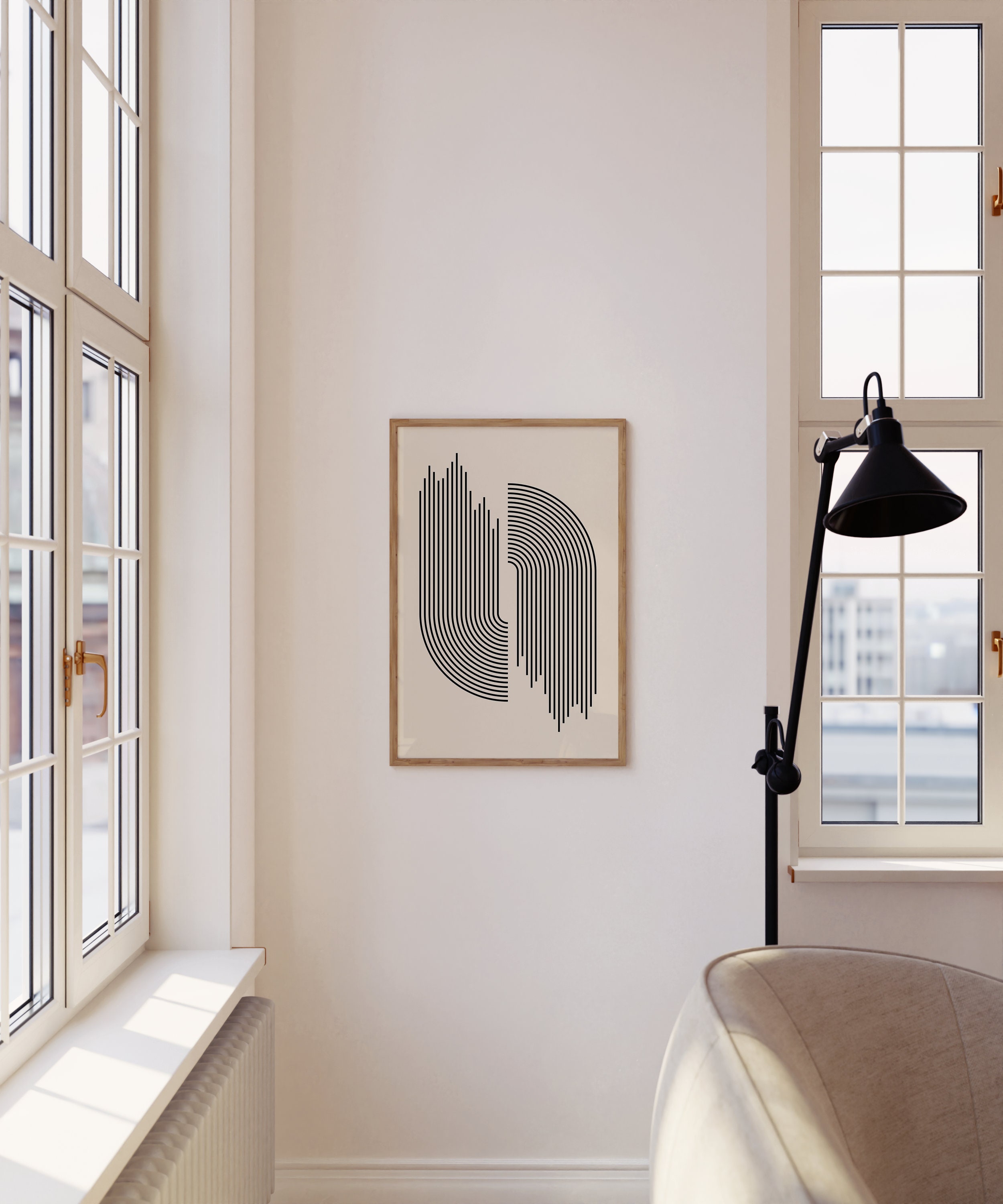 Minimalistische Japandi Wand Kunst Druck abstrakte Wandkunst - Etsy.de