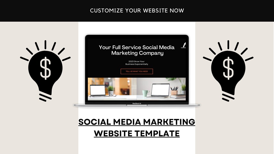 SMMA Website Template Customizable Website Template Smma Etsy