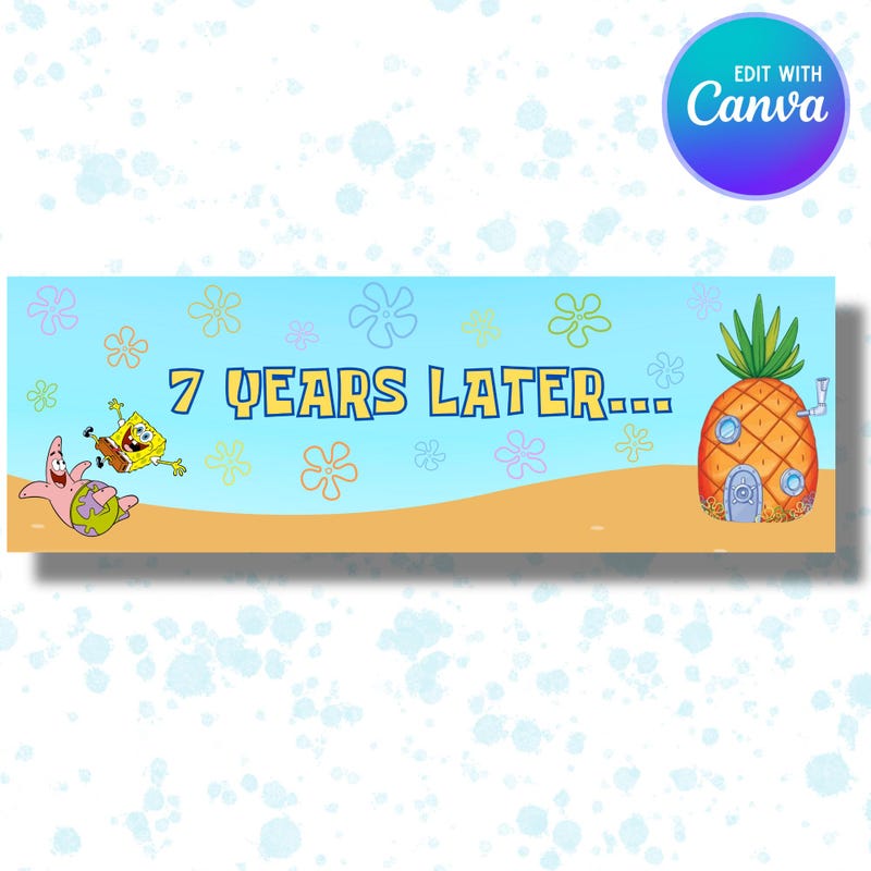 Spongebob Fonts for Canva - Etsy