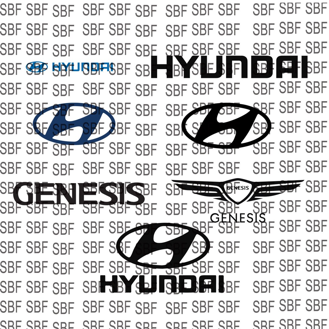 Hyundai Genesis SVGPNG Silhouette Vector Cricut Cutting - Etsy