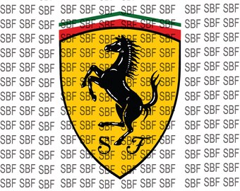 Ferrari Vector Svg - Etsy
