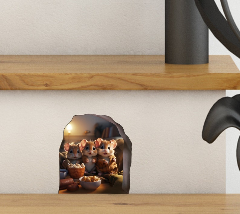 Mouse Sticker for Wall, 3d Mouse Wall Sticker, Mouse Family in Their ...