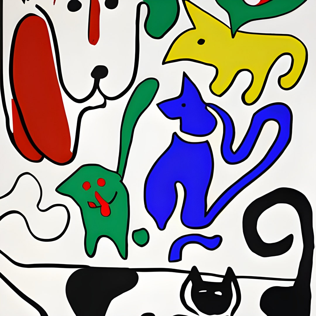 Poster - Animals - Henri Matisse Style - Image/painting as Digital ...