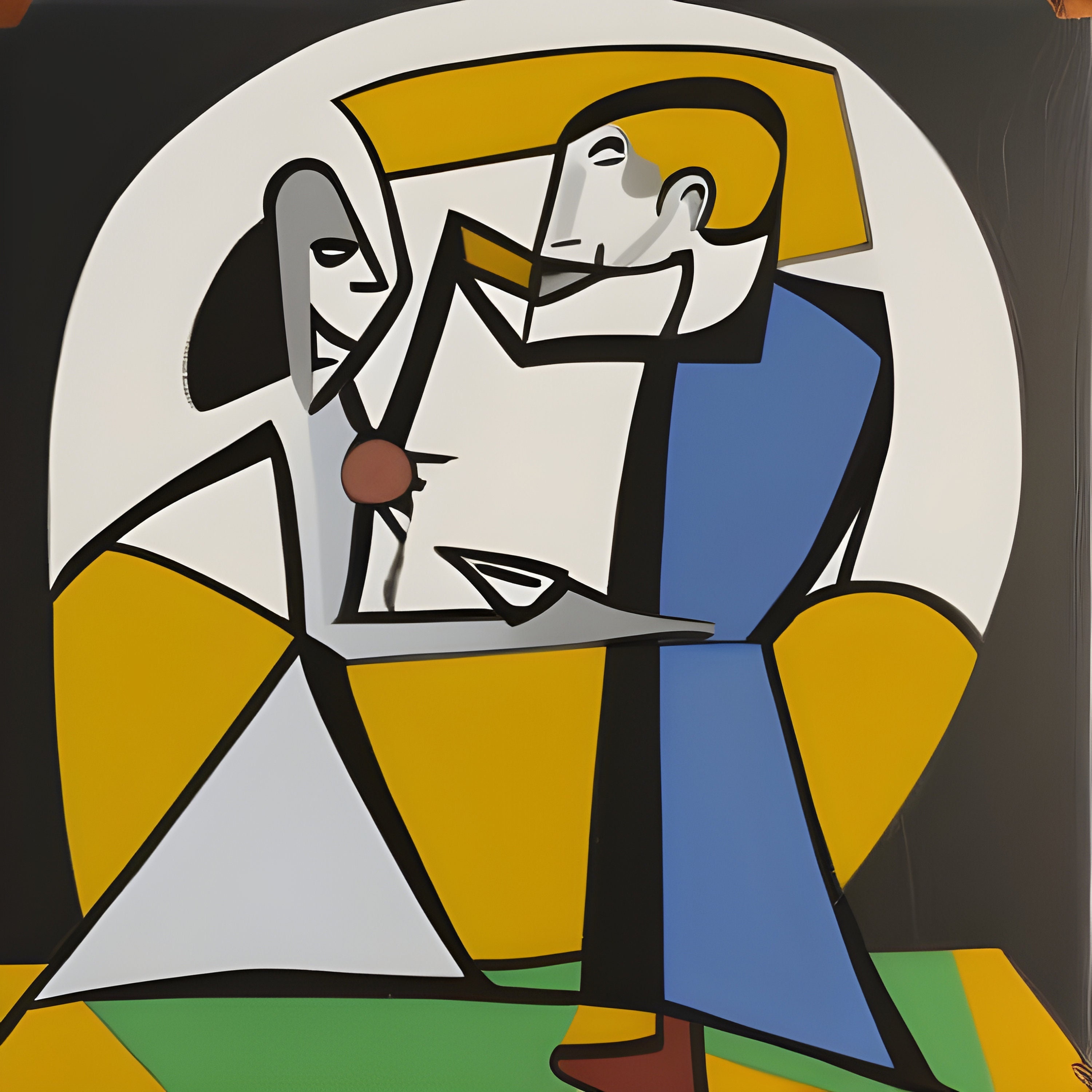 Poster Couple Pablo Picasso Style Image/painting as Digital Download 8K ...