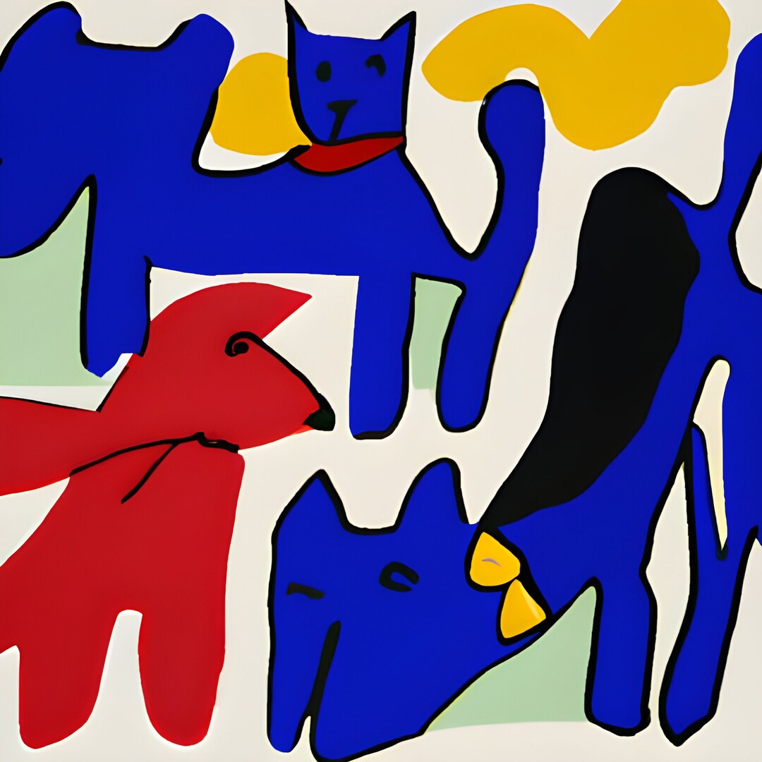 Poster - Animals - Henri Matisse Style - Digital Download Image ...