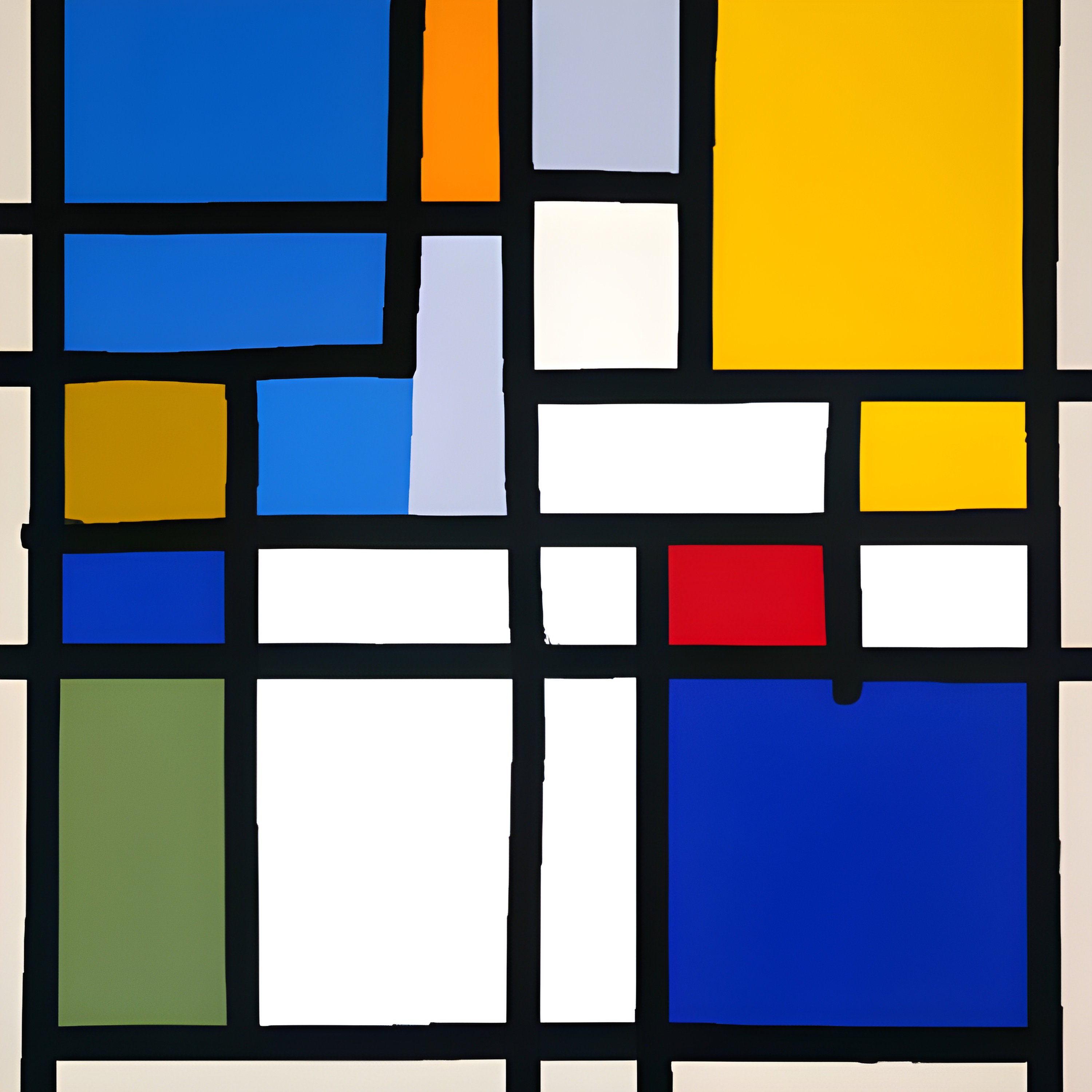 Poster - Abstract Art - Piet Mondrian Style - Image/painting as Digital Download - 8K Resolution ...