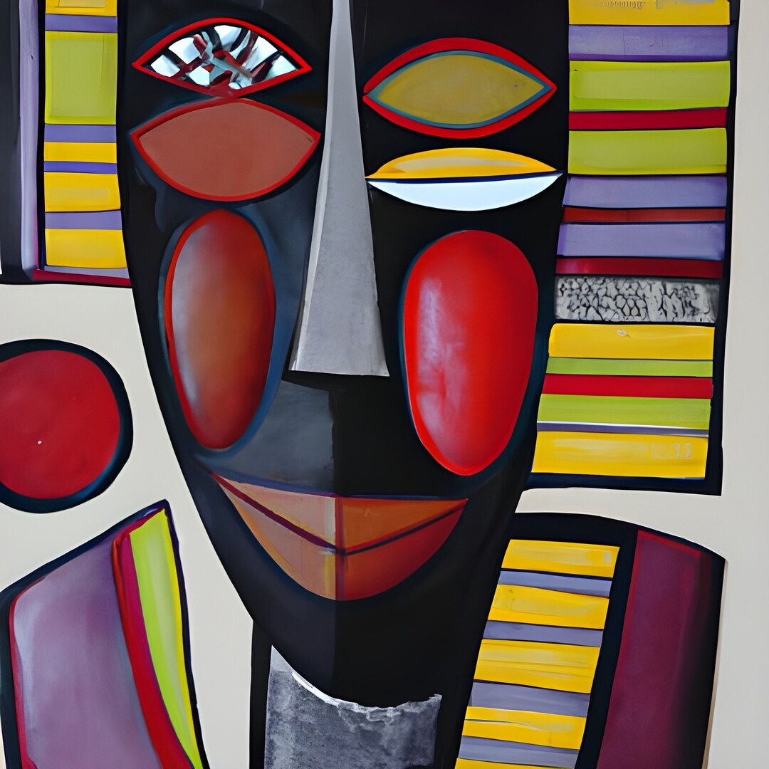 Poster African Style / Art Image/painting as Digital Download 8K ...