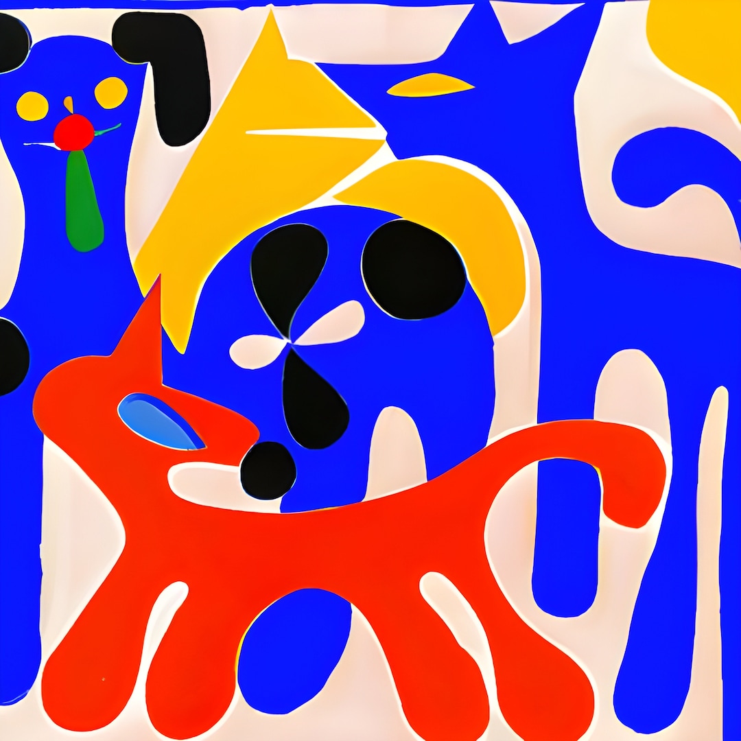 Poster - Animals - Henri Matisse Style - Image/painting as Digital ...