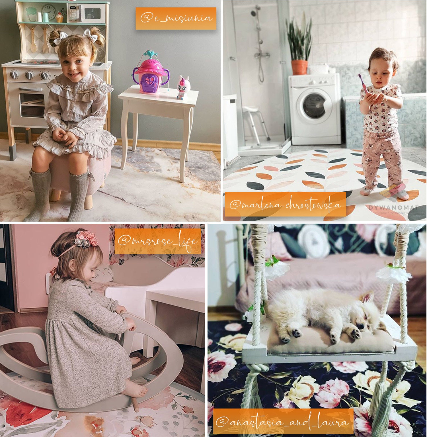 Blue Flower, Navy Blue, Desk Pad, Vinyl Mat, Desk Mat, Gaming Mouse Pad ...