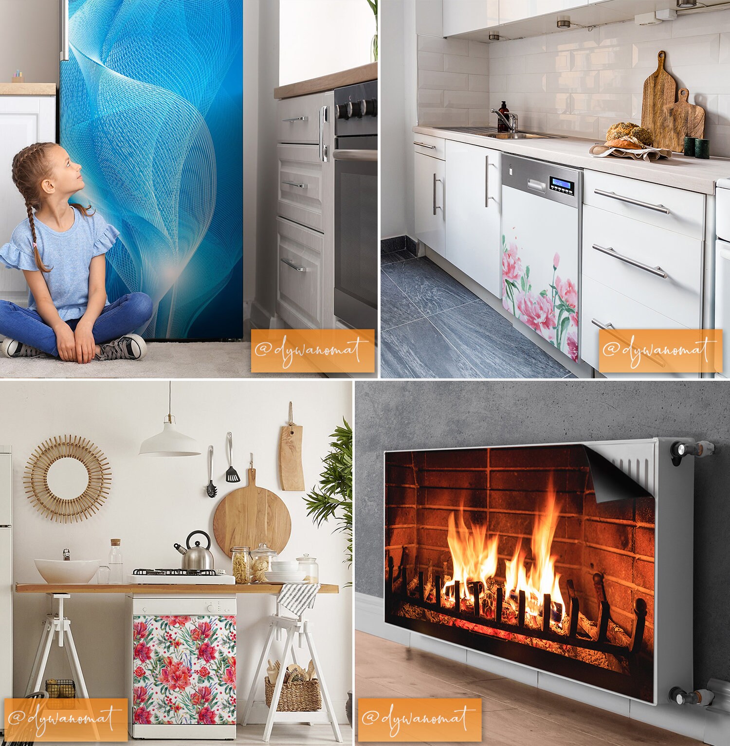 Old Light Wood Beige Magnet Cover for Radiator Magnet - Etsy