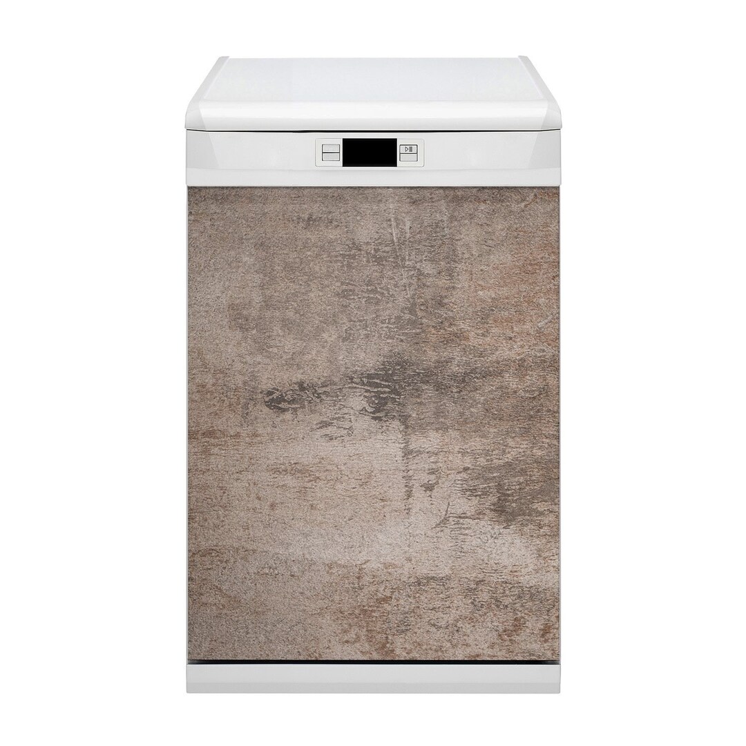 Concrete Texture Grey Magnetic Dishwasher Front Panel - Etsy