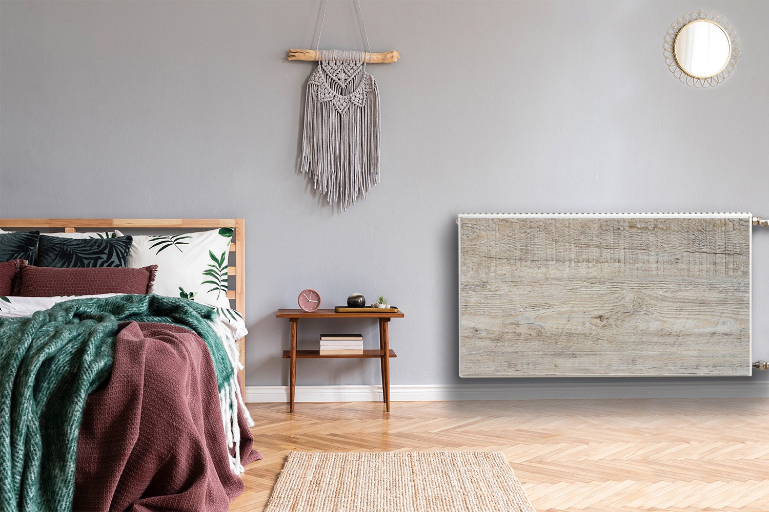 Old Light Wood Beige Magnet Cover for Radiator Magnet - Etsy