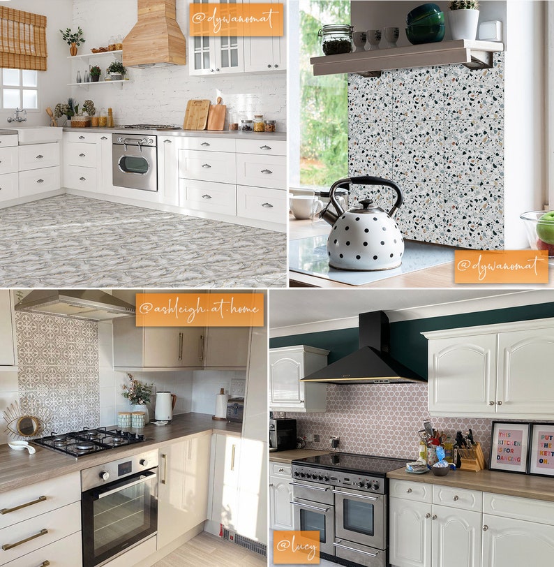 Green Stone Texture, Vinyl Tiles, Contemporary Design, Waterproof ...