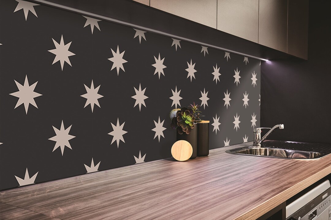 A Star in A Square Self Adhesive Panel, Custom Print, Sticky Film, High ...