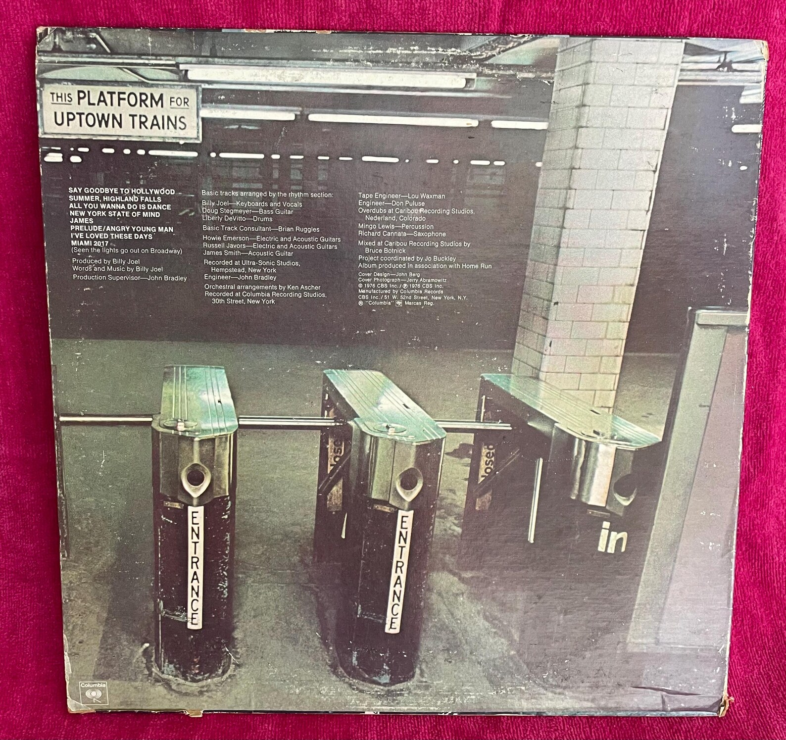 Billy Joel Turnstiles Vinyl Record - Etsy