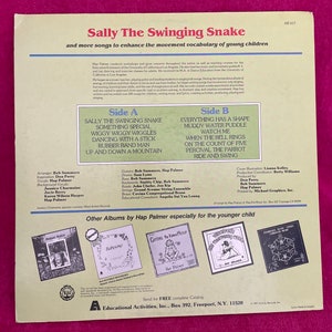 Hap Palmer Sally the Swinging Snake Vinyl Record - Etsy
