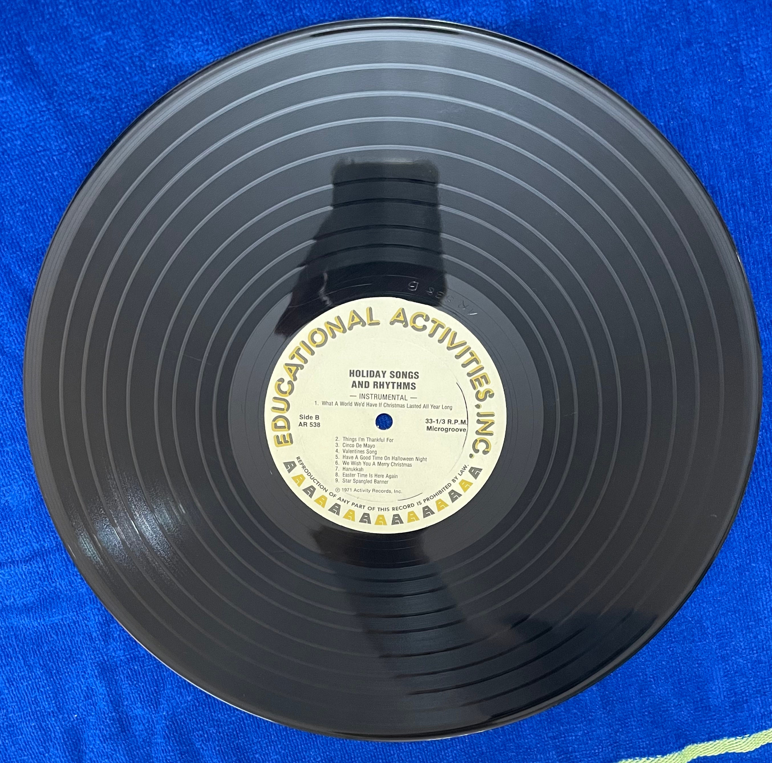 Hap Palmer Holiday Songs and Rhythms Vinyl Record - Etsy