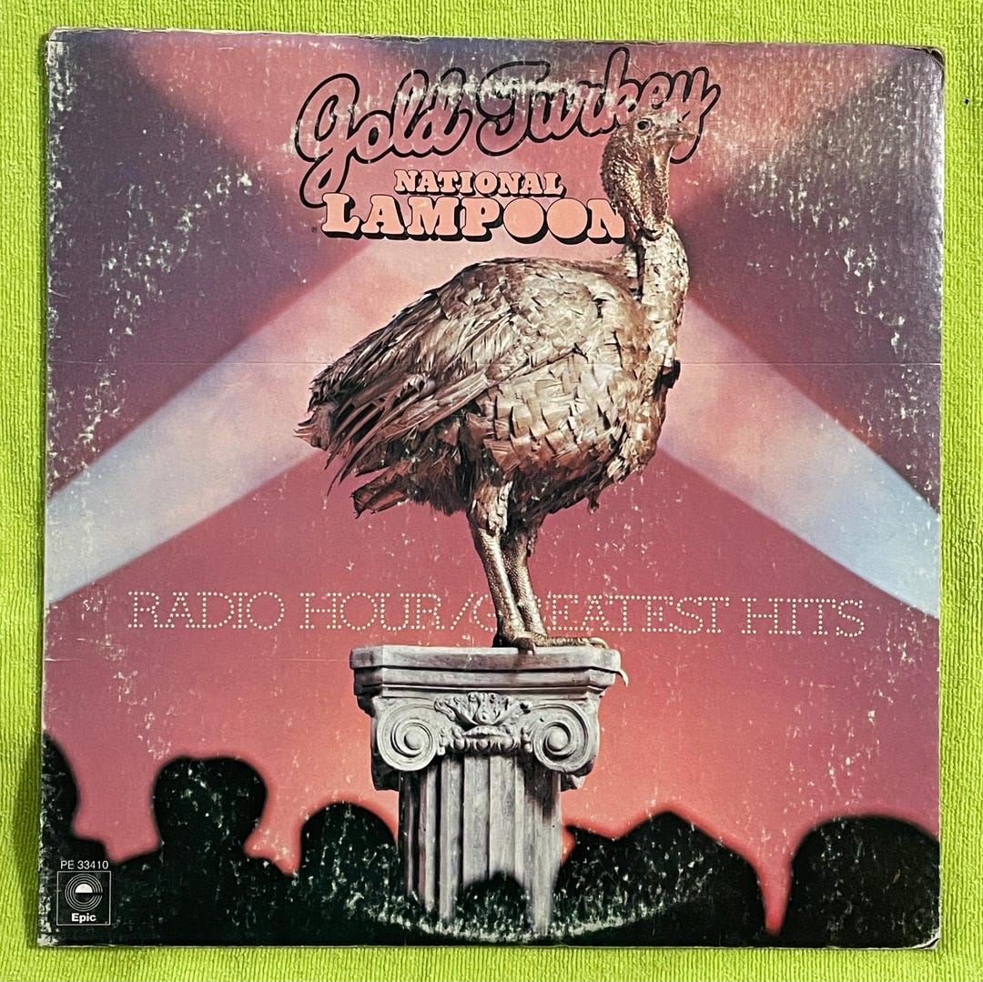 National Lampoon Gold Turkey Vinyl Record - Etsy