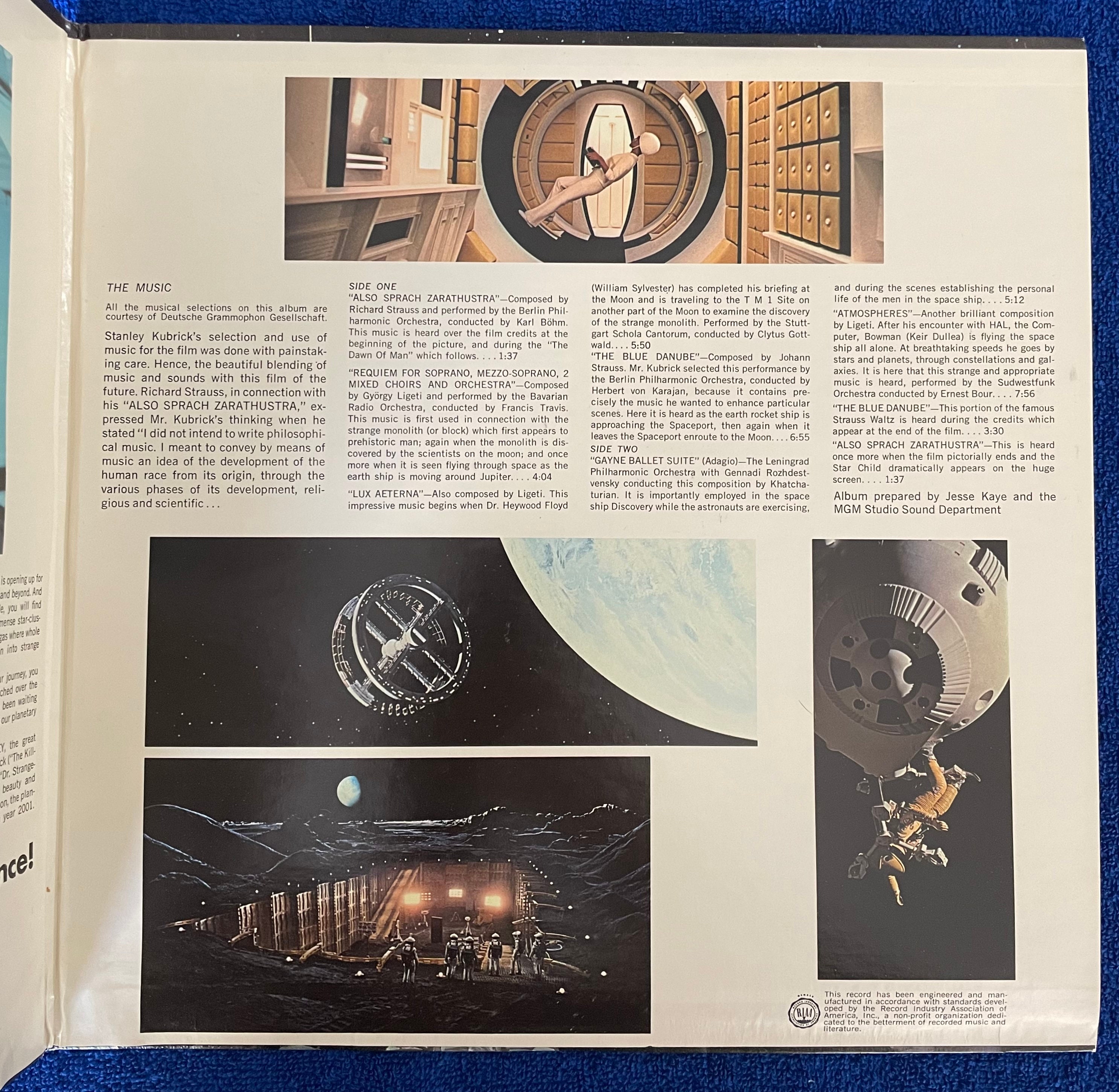 2001: A Space Odyssey Music From the Motion Picture Sound Track Vinyl ...