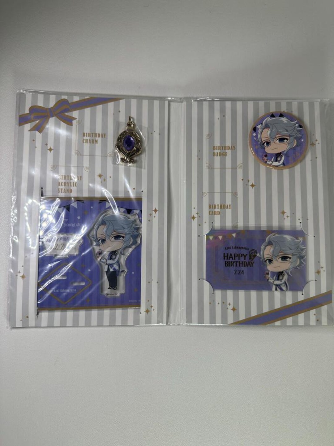 Twisted Wonderland Octavinelle Azul Ashengrotto Union Birthday Acrylic ...