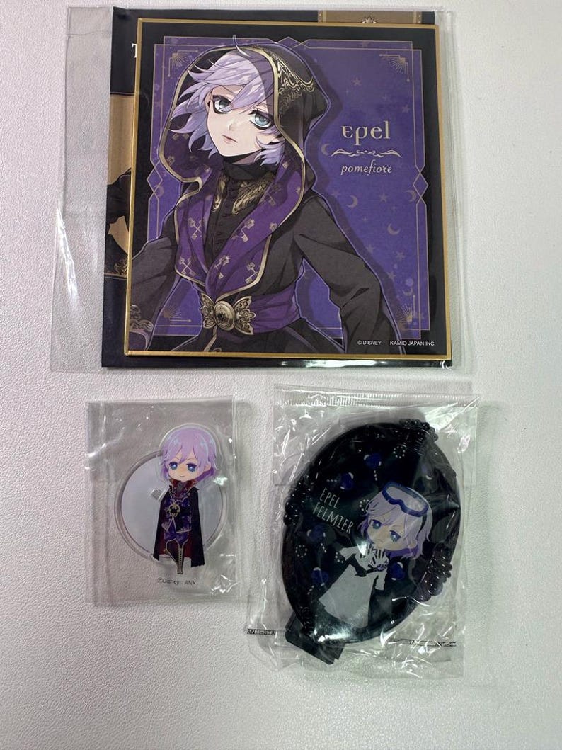 Twisted Wonderland Pomefiore Epel Felmier Scary Dress Acrylic Stand Set ...