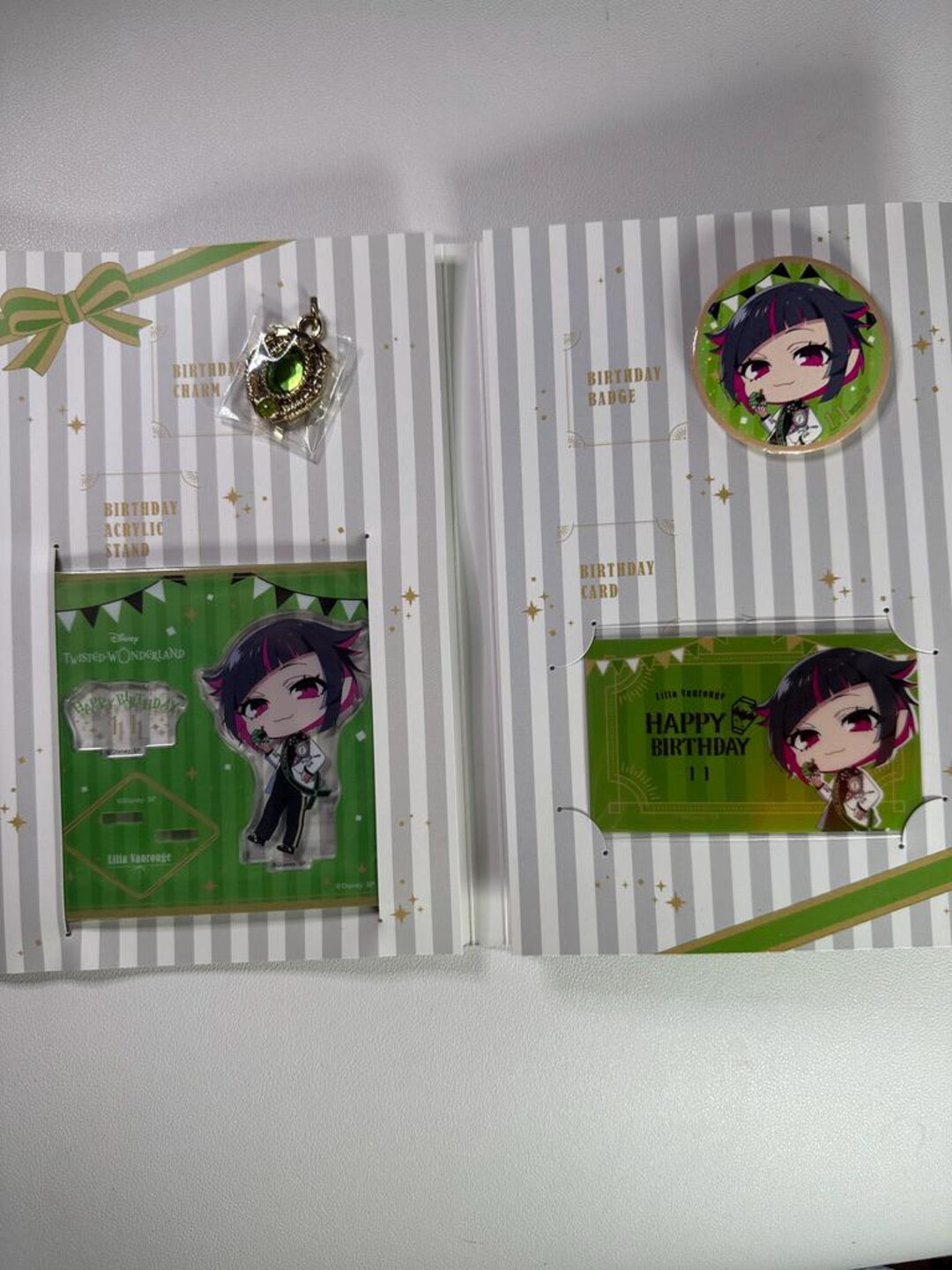 Twisted Wonderland Diasomnia Lilia Vanrouge Union Birthday Acrylic Set ...