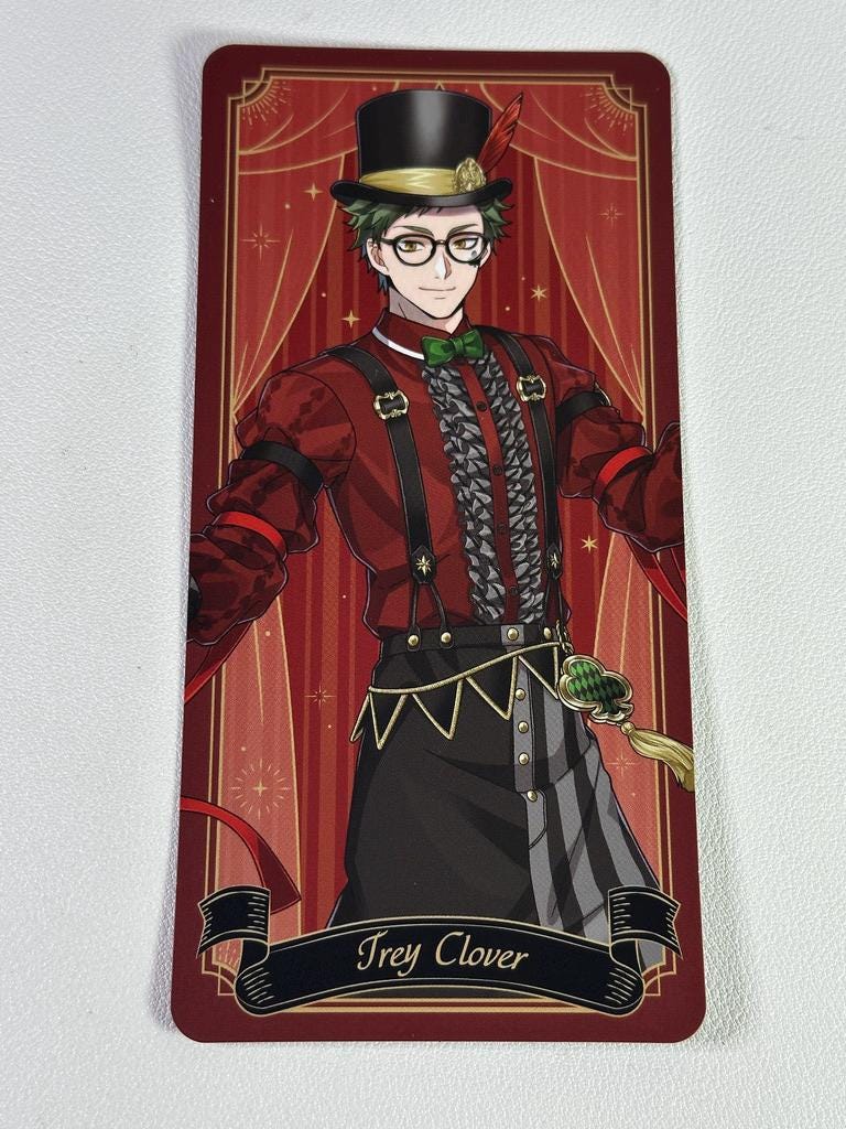 Twisted Wonderland Playful Land Stage Card Heartslabyul Trey Clover 2 ...