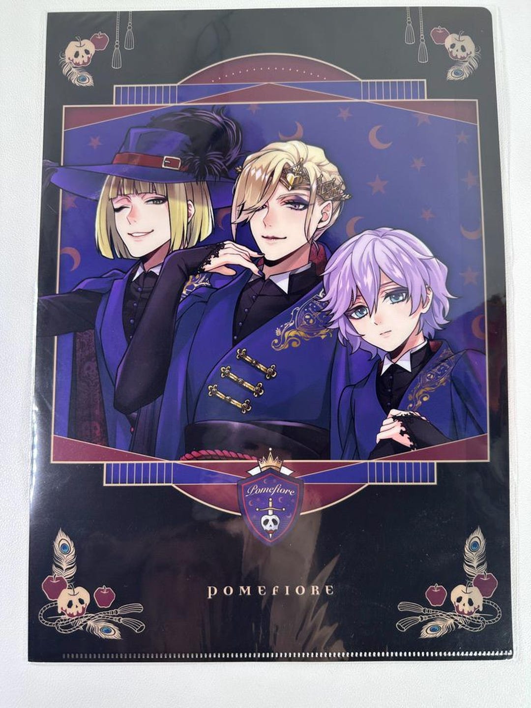 Twisted Wonderland Frame Clear File Pomefiore Vil Epel Rook - Etsy