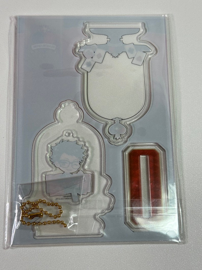 Twisted Wonderland Heartslabyul Trey Clover Clear Cage Acrylic Stand ...