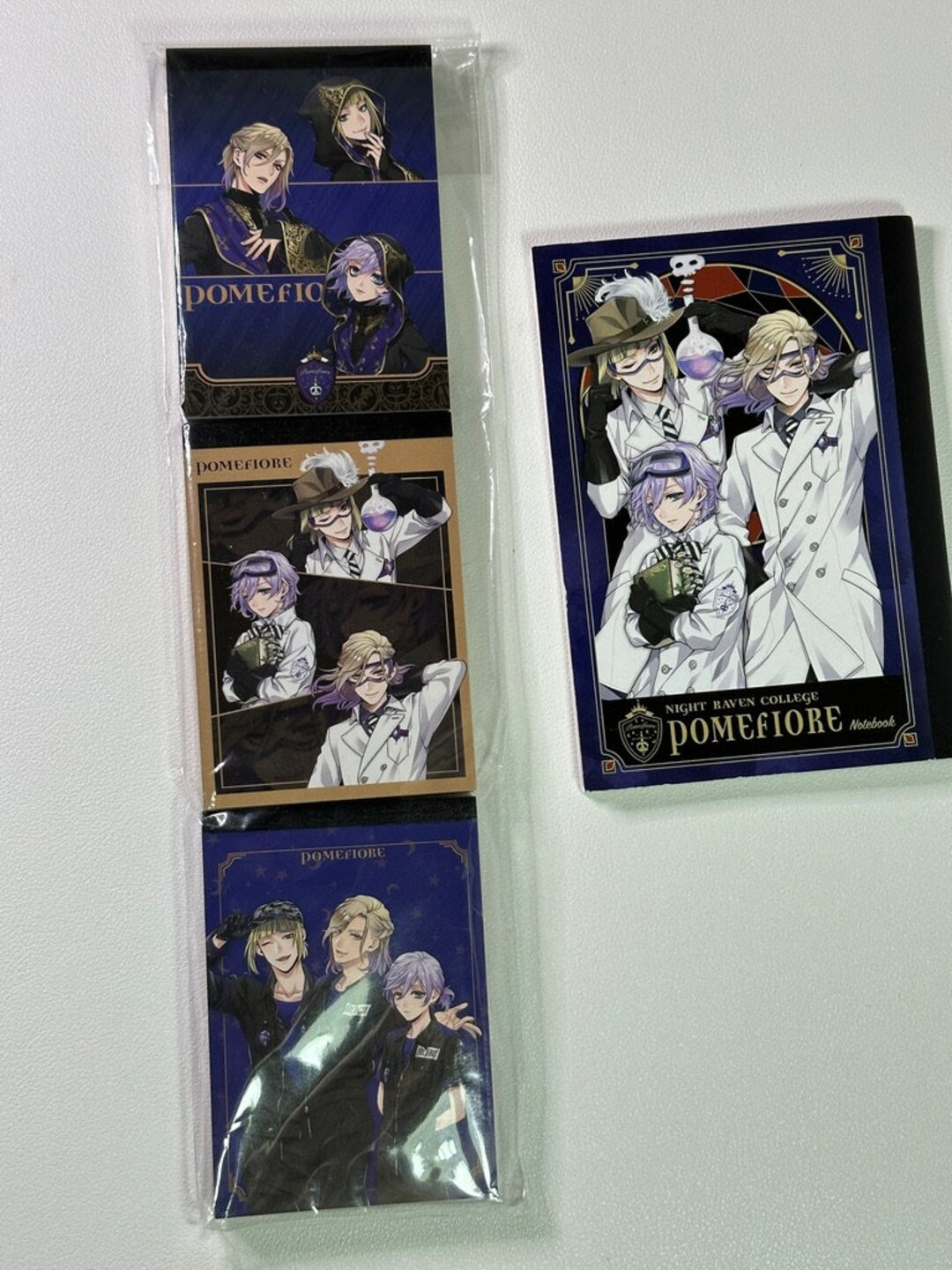 Twisted Wonderland Mini Notepad Set Pomefiore Vil Schoenheit Rook Hunt ...