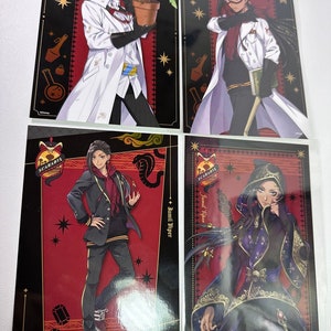 Twisted Wonderland Scarabia Postcard Set Jamil Viper Kalim Alasim Dorm ...