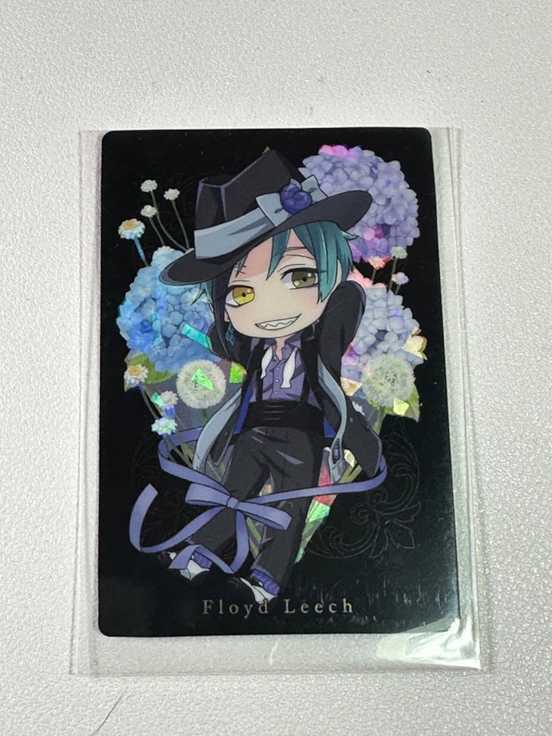 Twisted Wonderland Trinket Octavinelle Floyd Leech Chibi Card - Etsy