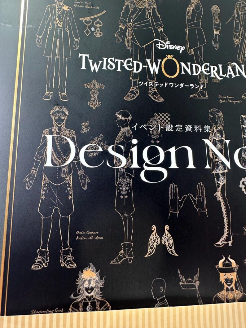 Twisted Wonderland Design Note Art Book Settings Diasomnia Ignihyde ...