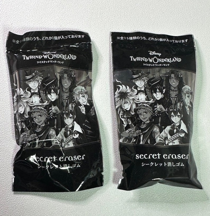 Twisted Wonderland Secret Eraser Set Diasomnia Pomefiore - Etsy