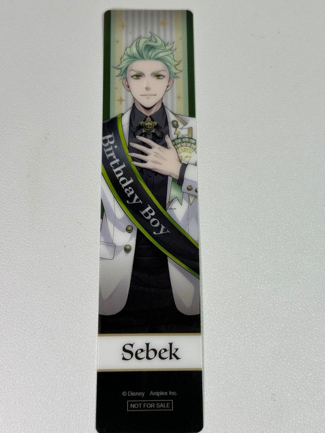 Twisted Wonderland Birthday Boy Clear Bookmark Diasomnia Sebek Zigvolt ...