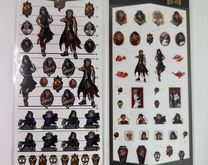 Twisted Wonderland Scarabia Sticker Set Jamil Viper Kalim Alasim Gym ...